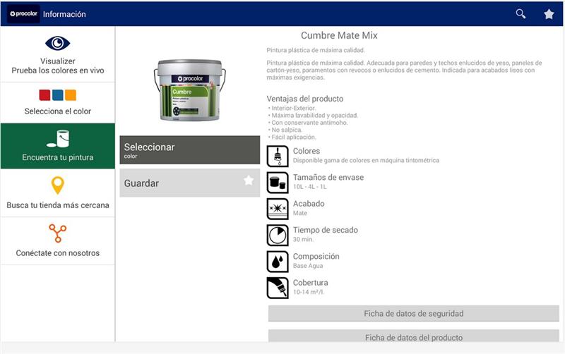 APP PROCOLOR VISUALIZER - Pinturas Arte Nuevo